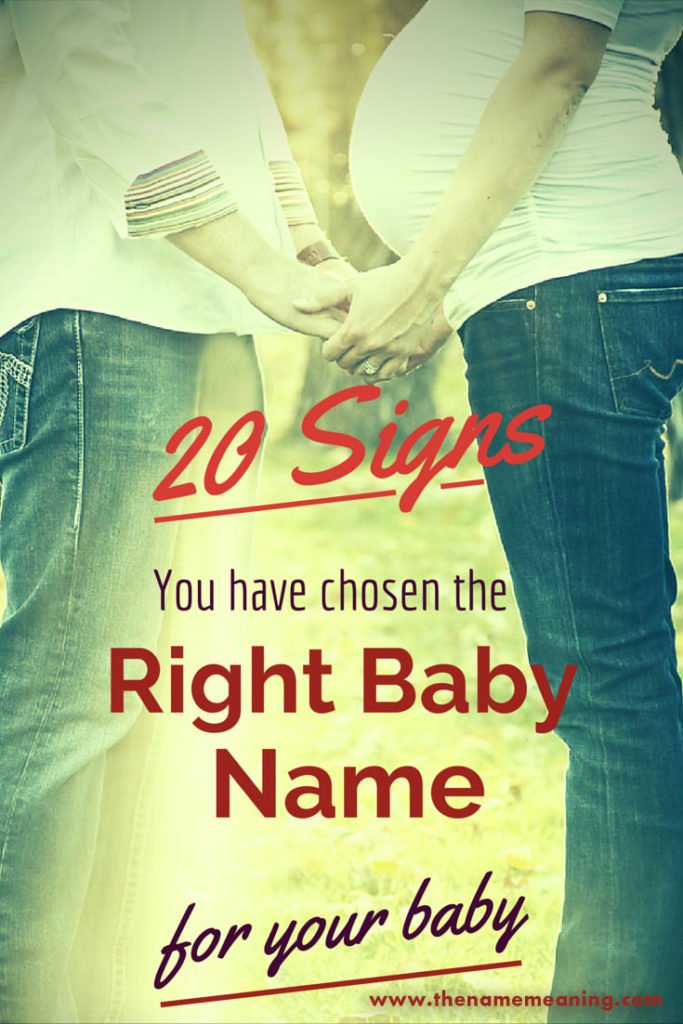 20 signs you have chosen the right baby name - Baby Names